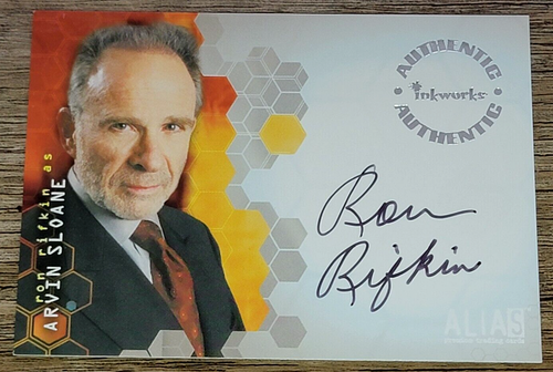 Inkworks Alias Season Two A12 Ron Rifkin Autograph | eBay