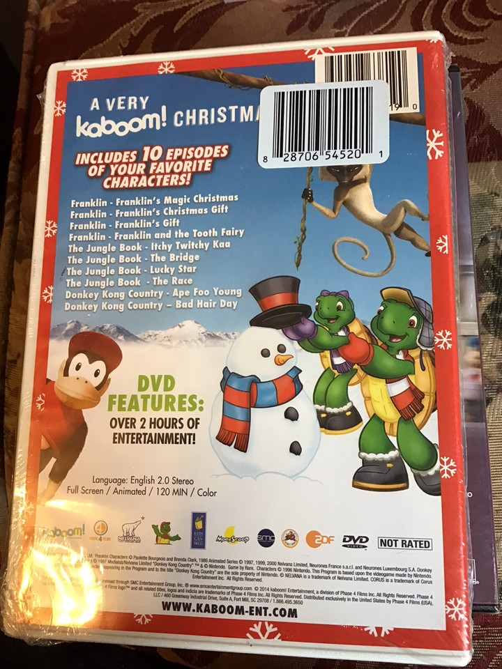 BRAND NEW SEALED DVD - Animation - Kaboom! Merry Christmas - 10 ...