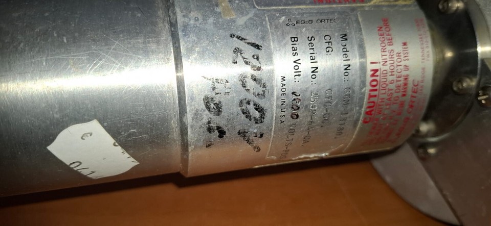 EG&G Ortec Ametek HpGe gamma-ray detector with portable Dewar | eBay