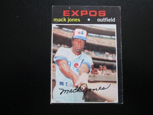 MACK JONES 1971 TOPPS BASEBALL CARD # 142 | eBay