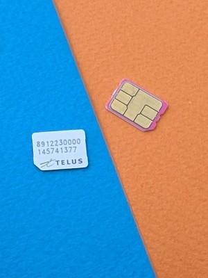 Telus (Canada) Nano SIM Card for iPhone Activation Only – Inactive sku ...