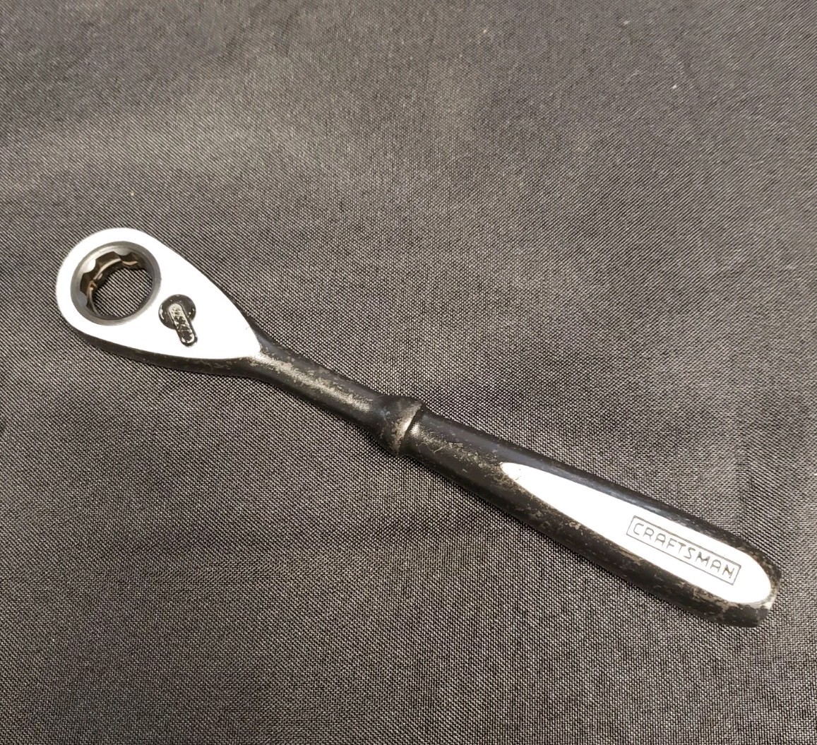 Craftsman Max Axess 3/8" Drive Ratchet 8" Black Pass Thru Through 31415 ...