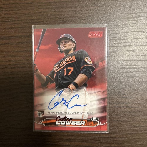 Topps Stadium Club 2024 Colton Cowser Autograph Red Parallel /50 MLB ...