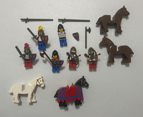 Vintage LEGO Black Monarch Castle Knight Mini Figure Lot 6085 | eBay