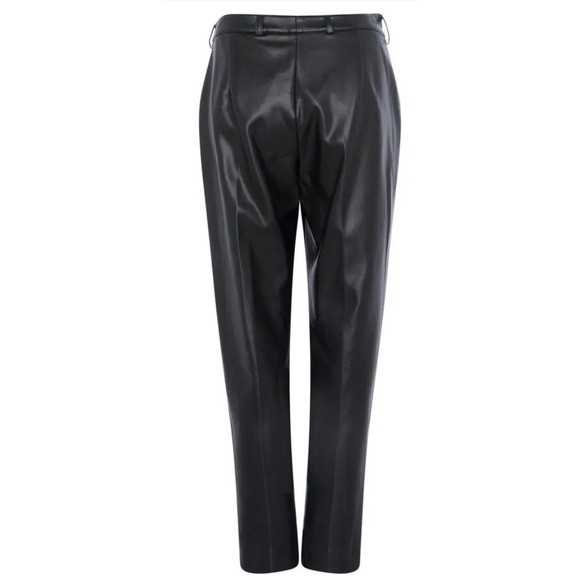French Connection Womens Size 2 Crolenda Faux Leather Pants Black ...