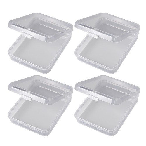 4Pcs Moistureproof Chalk Box Transparent Cube Blackboard Chalk Storage ...