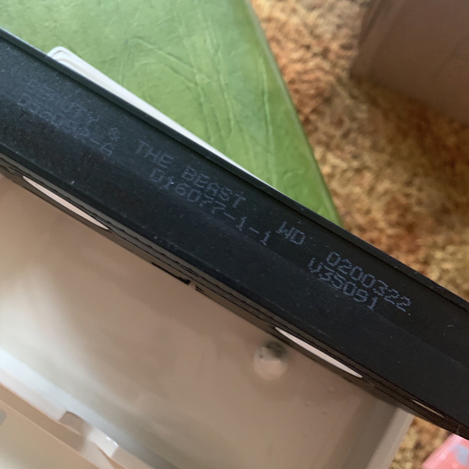 BEAUTY AND THE BEAST 1992 WALT DISNEY CLASSIC BLACK DIAMOND VHS shell ...