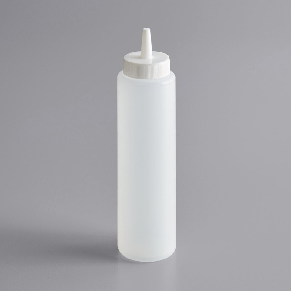6 PK Plastic Squeeze Bottle 8 oz, 12 oz, 16 oz, 24 oz or 32 oz Sauce ...