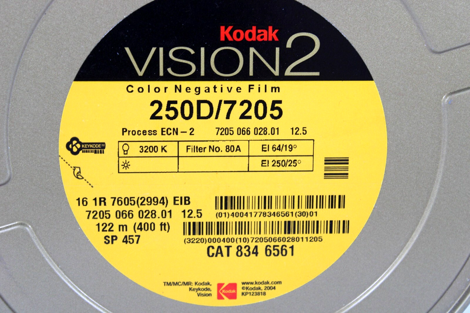 Kodak Vision 2 250D/7205 (400ft) Vision 2 - Color Negative Film - 16mm ...