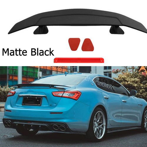 For Maserati Ghibli 2014-2023 46" Matte Black GT Rear Trunk Spoiler ...