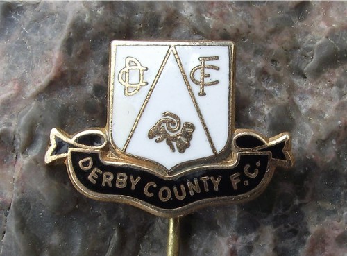 Vintage Derby County DCFC Ram Mascot English Football Club Soccer Pin ...