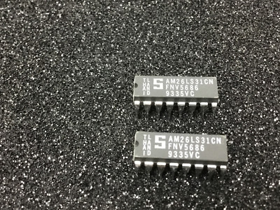 (5 PC) SIGNETICS AM26LS31CN Line Driver, 4 Driver, 16 Pin, Plastic, DIP ...