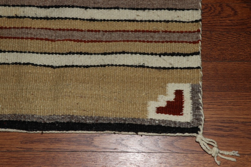 Navajo Single Wool Handwoven Saddle Blanket | eBay