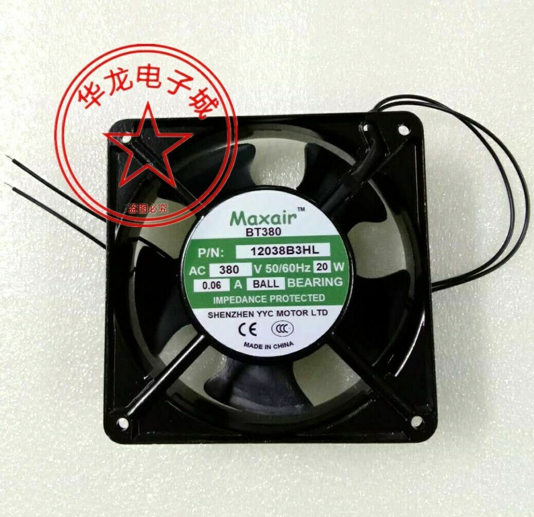 1pcs Maxair BT380 12038B3HL 380V 20W 0.06A axial flow AC fan | eBay