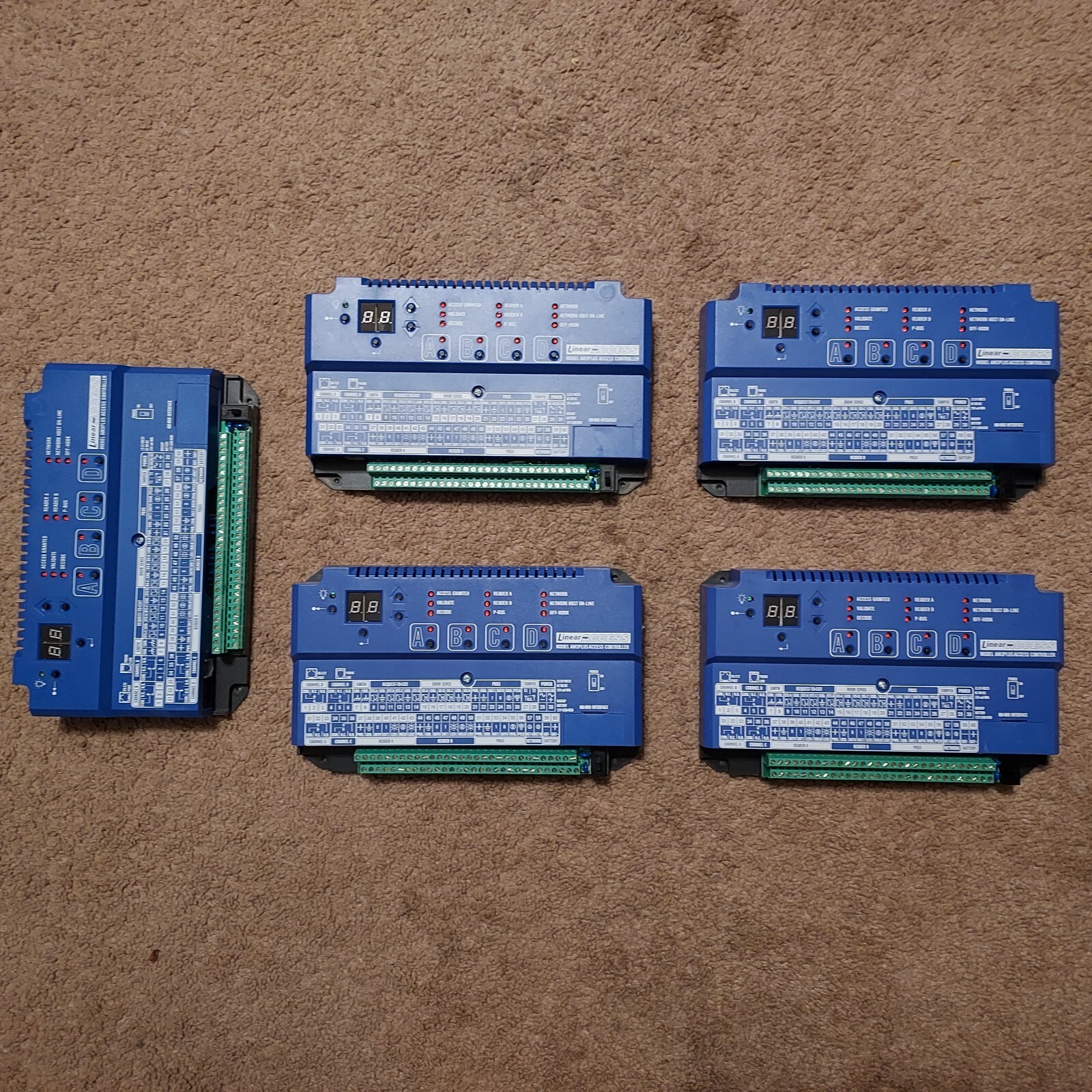 Used and Functional - Lot of 5 Linear AM3 Plus Access Control Panel | eBay