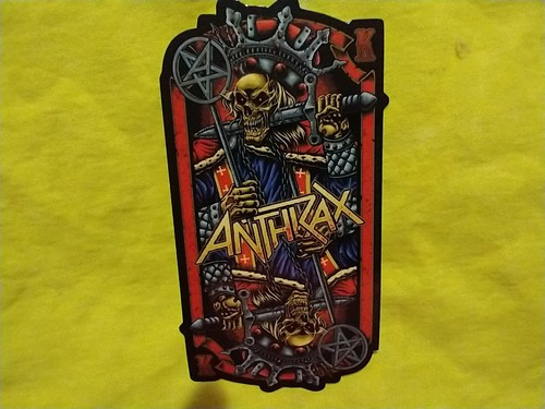 Anthrax Evil King 5.75 x 3 Inch Sticker | eBay