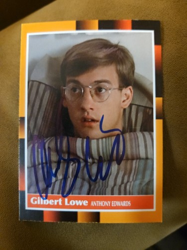 Anthony Edwards Custom Signed Card - Played Gilbert Lowe In Revenge Of The Nerds | eBay