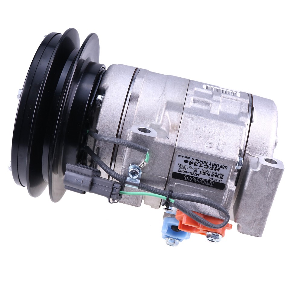 10S15C Air Conditioning Compressor 4431081 for John Deere 120C 160CLC ...