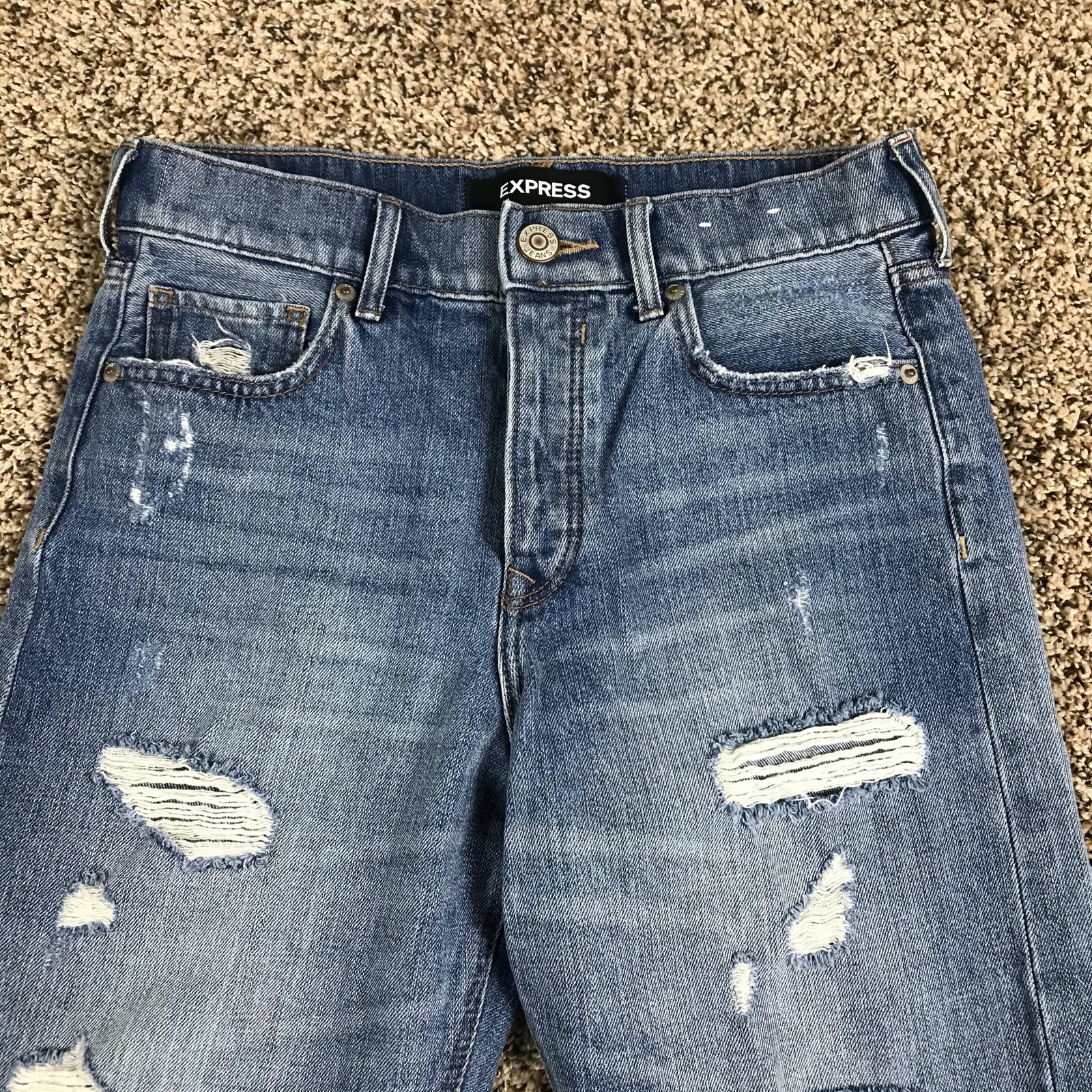 EXPRESS JEANS Vintage Skinny Medium Wash Blue Denim J… - Gem