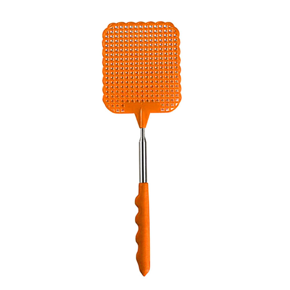 Bug Stainless Steel Swatter Mosquito Pad Telescopic Insect Fly ...