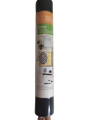 Cricut Black Window Cling 12"x48" Removable & Reusable NEW | eBay