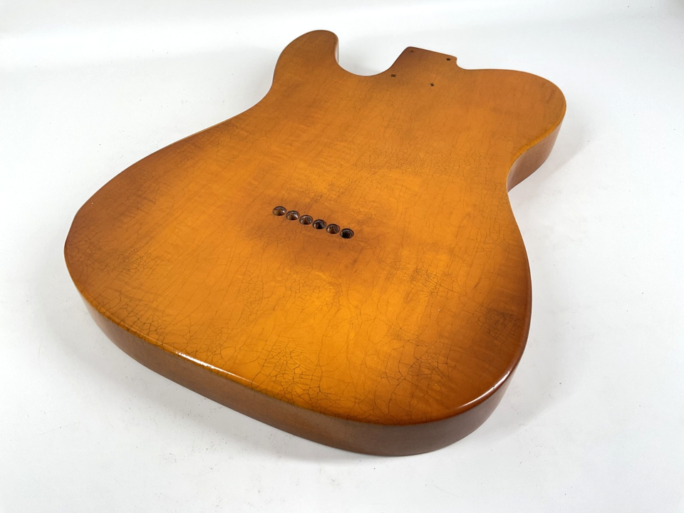 MJT Official Custom Vintage Aged Nitro Guitar Body Mark Jenny VTT 1pc ...