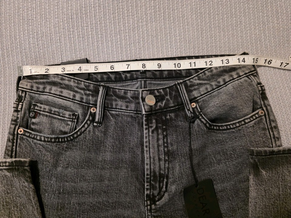 Dear John Gisele High Waist Skinny Jeans Black Gray NWT 27 | eBay