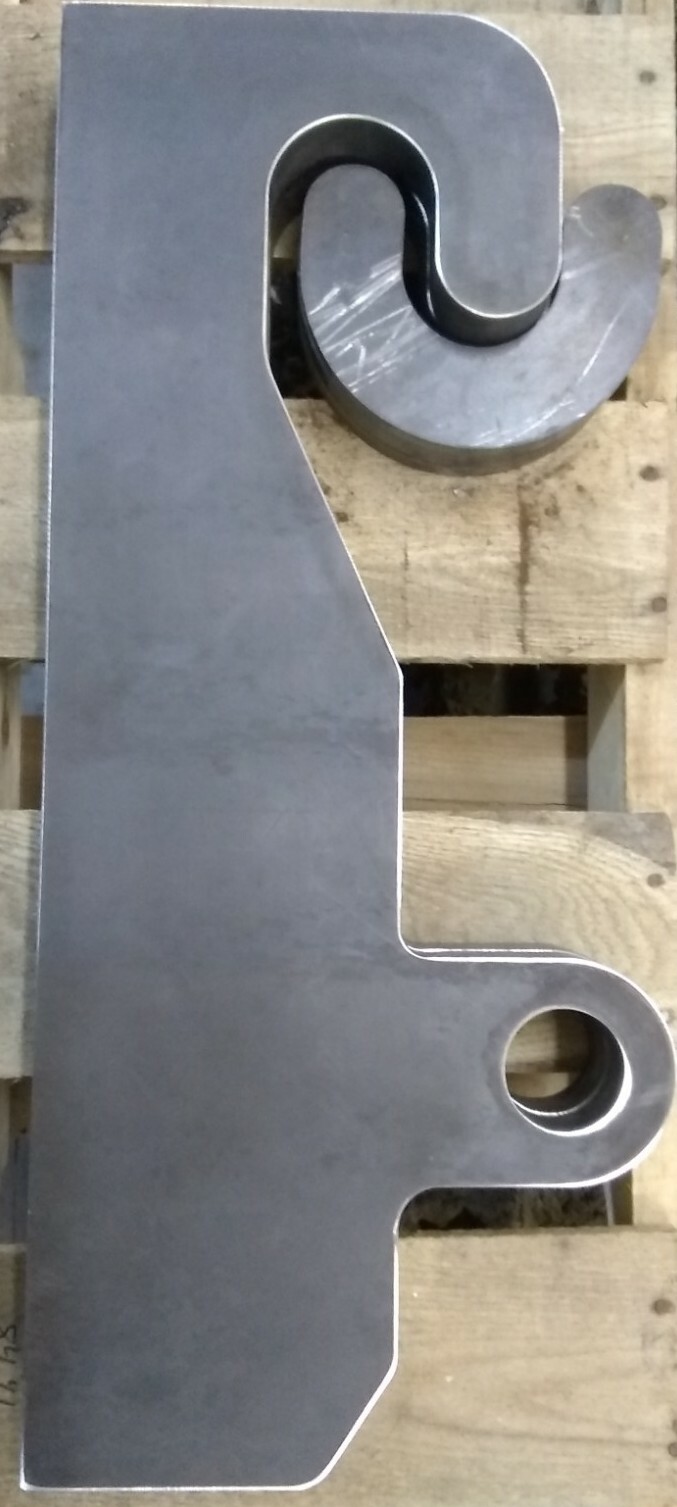 JRB 416 Blank Quick Attach for JRB Loader mounts+Wear Plates (Ears) for ...