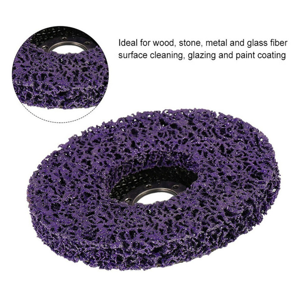 20/50PCS 115mm Poly Strip Wheel Discs Paint Rust Remove Abrasive Angle ...