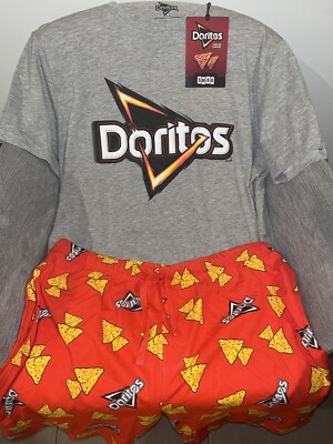 Doritos Corn Chips Unisex 2XL (XXL) Summer Pjs Set Pyjamas Snacks Nacho ...