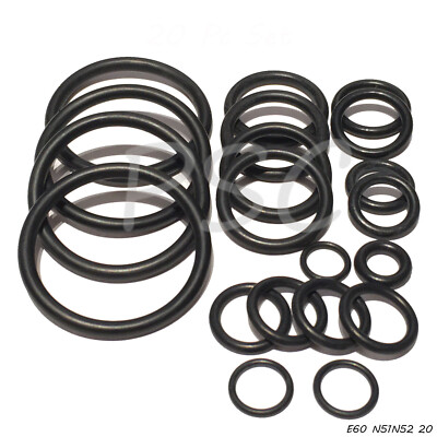 Cooling system radiator hose O ring set kit For BMW e60 525i 528i 530i ...
