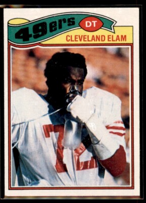 1977 Topps Cleveland Elam San Francisco 49ers RC #247 | eBay