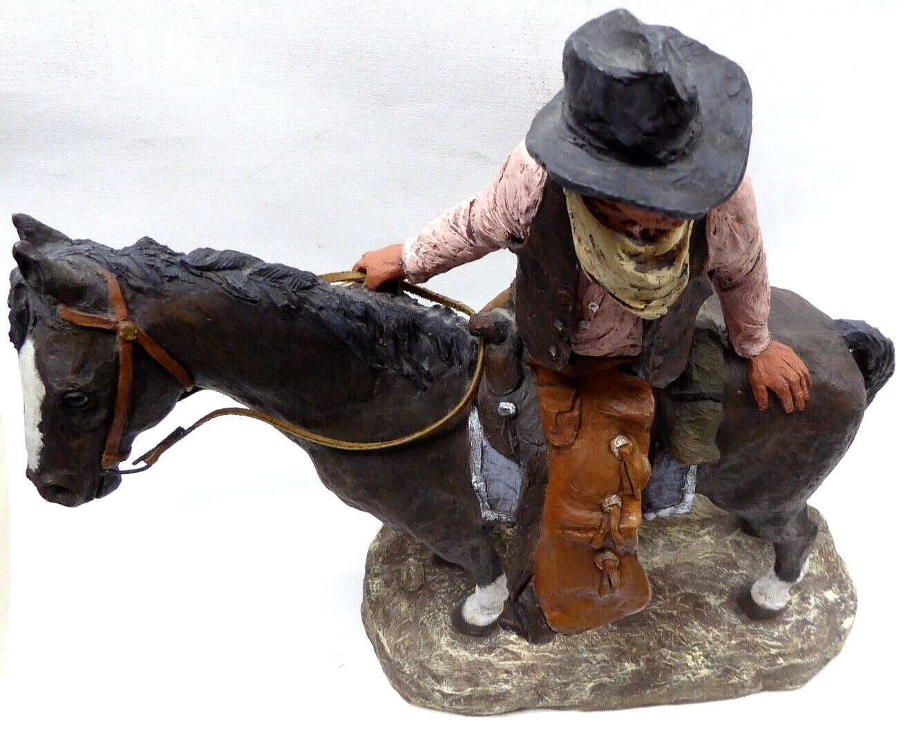 MONFORT ORIGINAL WESTERN SCULPTURE JOHN WAYNE THE HERDER EXCELLENT ...