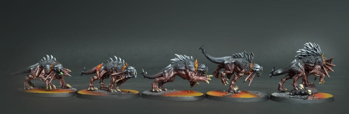 Infernal Flesh hounds of Khorne - age of sigmar ** COMMISSION ...