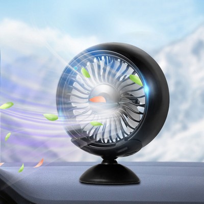 360 Degree Rotating Cooling Fan Electric Fan Car Fan Mini USB Car Fan ...