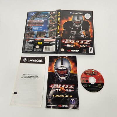 *TESTED* NFL Blitz 2002 (Nintendo GameCube, 2002) Case Game 31719198740 ...