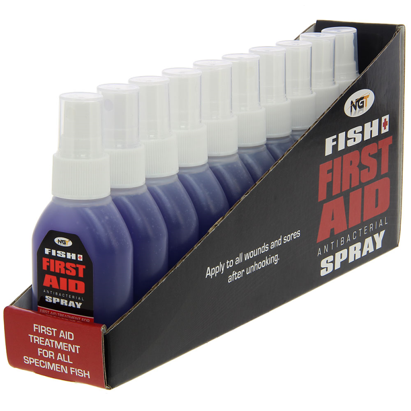 Fish Aid Spray Antiseptic Antibacterial 50ml Carp Care First Aid NGT ...