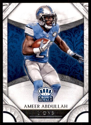 2016 Crown Royale Ameer Abdullah Detroit Lions #5 | eBay