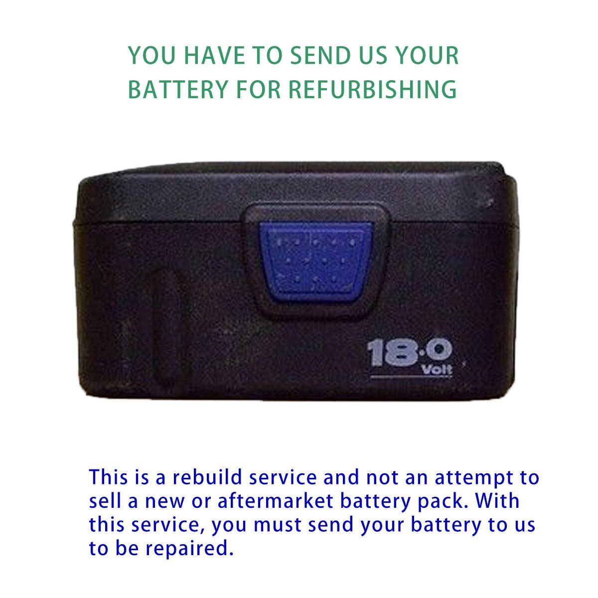 Battery rebuild for Delta CL180B CL180 18 Volt Batteries Rebuild | eBay