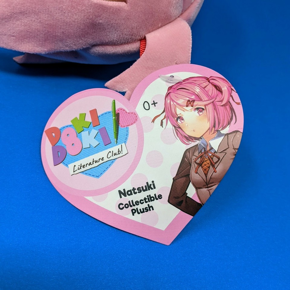 Official Doki Doki Literature Club Plus Natsuki Plush Figure 8.5 ...