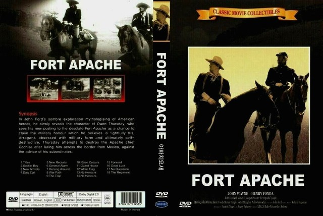 Fort Apache DVD Classic Movie Collectibles John Wayne - Henry Fonda for ...