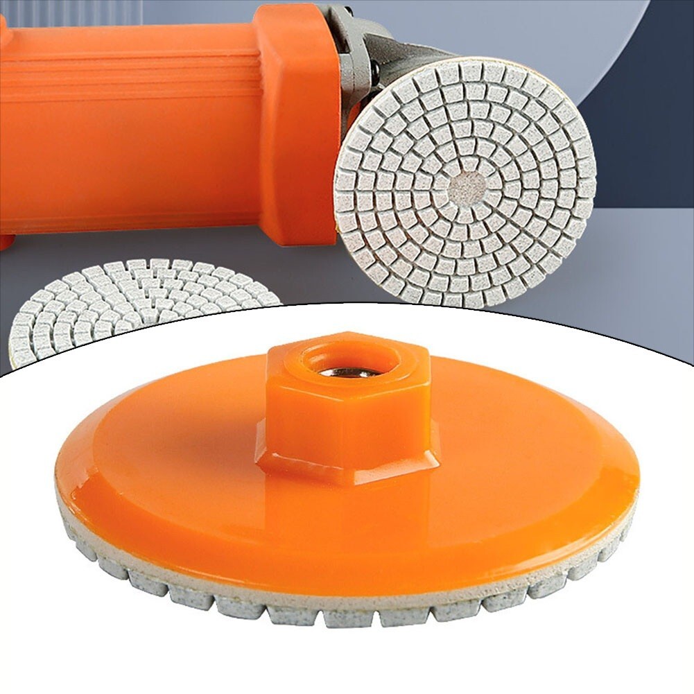 Functional Household Polishing Pad Parts 80mm Concrete Disc Flexibility ...