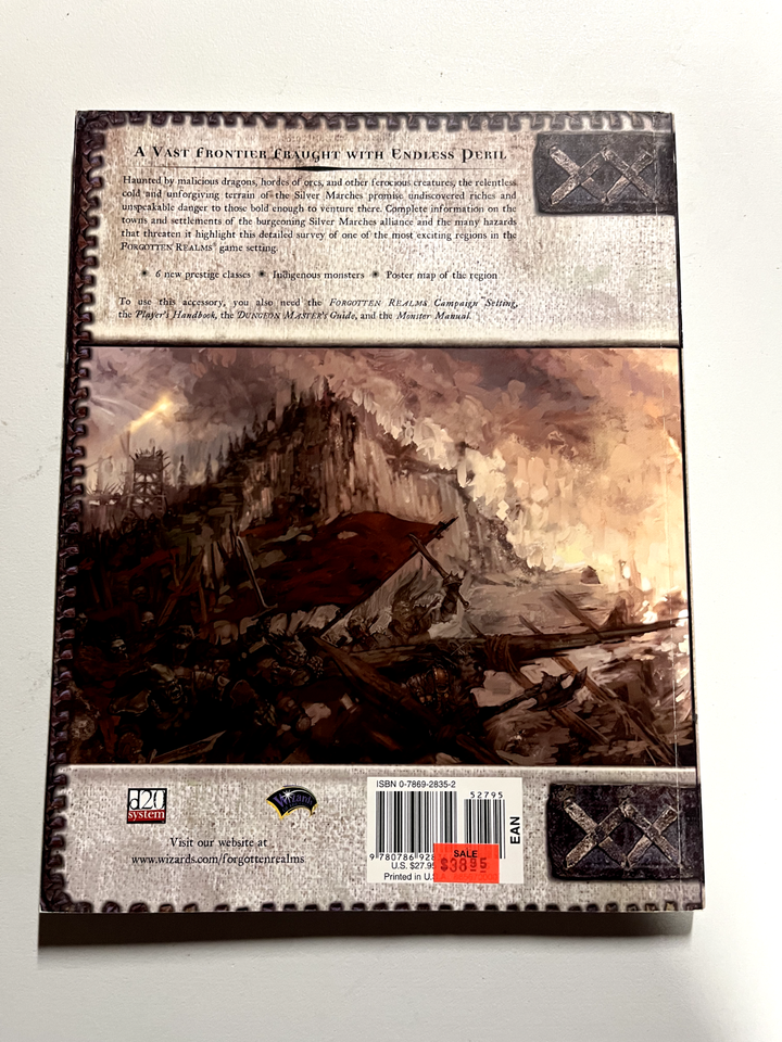 Silver Marches 3.5 Forgotten Realms Advanced Dungeons and Dragons | eBay