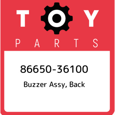 86650-36100 Toyota Buzzer assy, back 8665036100, New Genuine OEM Part ...