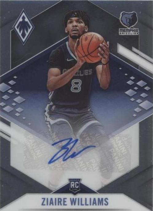 2021-22 Panini Chronicles - Phoenix Rookie Auto Ziaire Williams #PRA ...