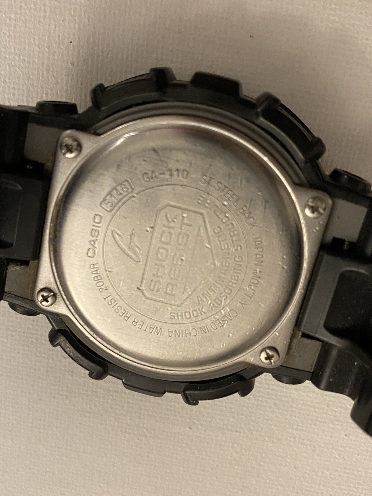 Casio G-Shock Protection Men's Black Red Water Proof Analog watch 5146 ...