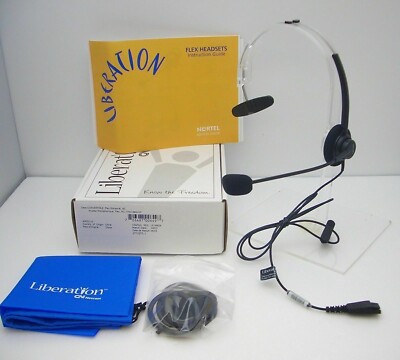 GN Netcom Profile 405 Flex Surefit Noise-Canceling Phone QD Headset ...