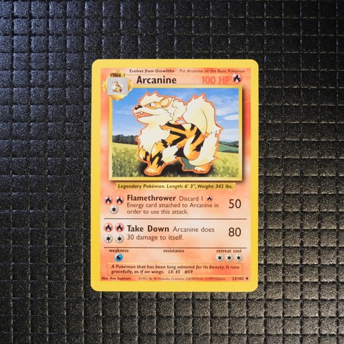 1999 Pokemon Game Base Set - Arcanine #23 WOTC | eBay