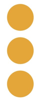 3" Golden Yellow Round Label Dots Stickers Color Coding Inventory 3 ...