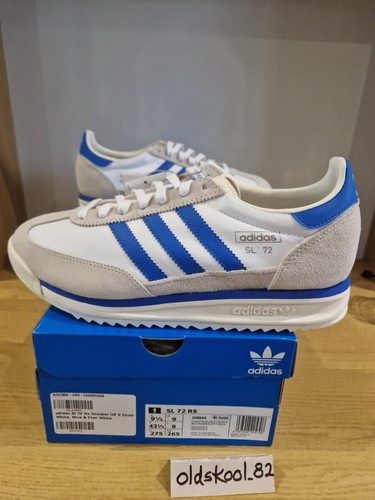 NEW Adidas SL72 RS size 9 UK . White/blue vintage OG | eBay UK